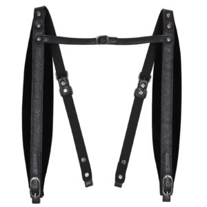 rayzm accordion harness straps, adjustable shoulder belts straps for accordions, thickened synthetic leather