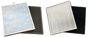 nispira true hepa replacement filter set compatible with renpho air purifier rp-ap001/ rp-ap001s/ rp-ap002, 1 pack