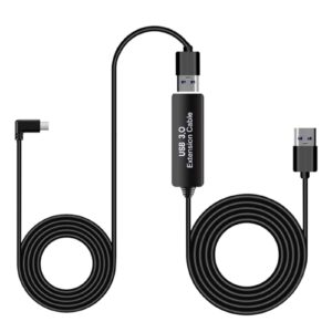 meijunter usb to type-c cable for oculus quest/quest 2 headset - fast charging high speed data transfer cord