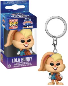 funko pop keychain movies: space jam, a new legacy - lola bunny, multicolor, 2 inches (56238)