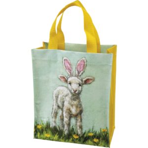 primitives by kathy lamb and duck tote bag, multicolor