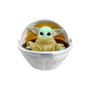 star wars grogu (the child) plush in hover pram – the mandalorian – small 7 ½ inches