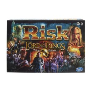 hasbro gaming risk: the lord of the rings trilogy edition strategy family board games, ages 10 and up, for 2-4 players (amazon exclusive)