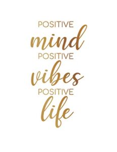 positive mind positive vibes positive life: inspirational journal - notebook to write in for women & girls | with positive and motivational quotes for inspiration ( inspirational notebook )