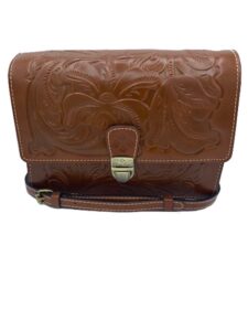 patricia nash tooled leather laurentina crossbody bag purse in florence