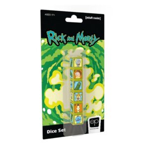 rick and morty dice set