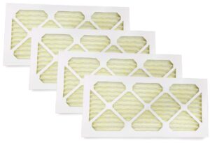 nispira premium filter replacement set compatible with vornado air quality system air purifier aqs 500, 4 sets