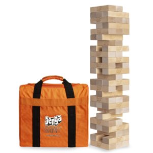 jenga giant - stacks to over 4 feet - officially licensed - js6