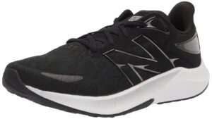 new balance men's fuelcell propel v3 running shoe, black/white, 14