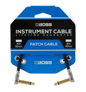 boss stage and studio patch cable, 4 inches (bpc-4)