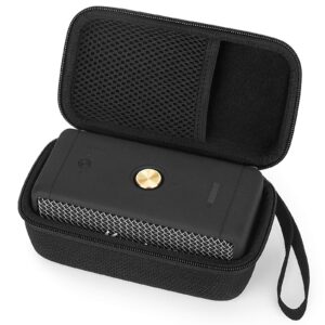 yinke hard case for marshall emberton bluetooth speaker, hard organizer portable carry cover storage bag (emberton black)