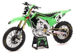 kawasaki kx 450 #3 eli tomac factory racing 1/12 scale diecast motorcycle model by new-ray