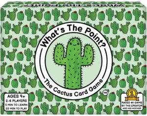 what's the point? the cactus card game - fun card games for families, perfect games for family game night, best family card games