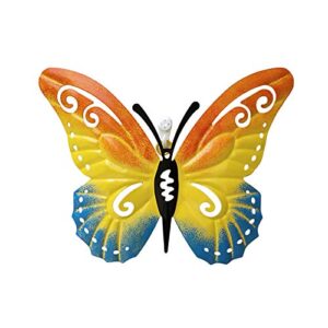 hebaotong metal 3d butterfly, vintage butterfly crafts vintage butterfly crafts wall hanger hanging decorations for home garden decor