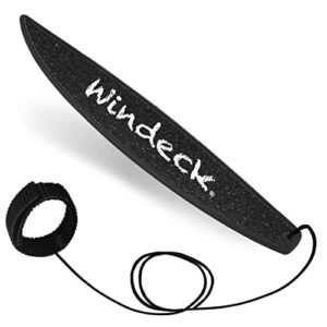 windeck finger surfboard - rad fingerboard toy - surf the wind - mini board for kids and surfers looking to hone their surfer skills (stealth)