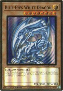 blue-eyes white dragon - mago-en001 - premium gold rare - 1st edition