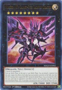 number 107: galaxy-eyes tachyon dragon - mago-en062 - gold rare - 1st edition