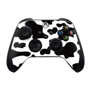 mighty skins skin compatible with xbox series x and s controller - cow print protective, durable, and unique vinyl decal wrap cover easy to apply, remove, and change styles made in the usa (mixbserxscon-cow print)