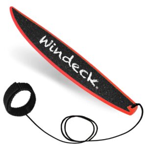 windeck finger surfboard - rad fingerboard toy - surf the wind - mini board for kids and surfers looking to hone their surfer skills (red shed)