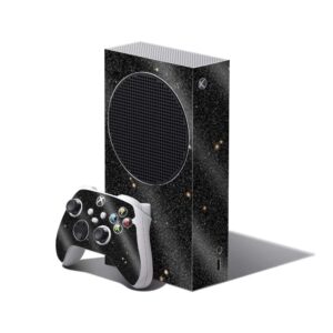 mightyskins glossy glitter skin compatible with xbox series s bundle - deep space | protective, durable high-gloss glitter finish | easy to apply and change styles | made in the usa