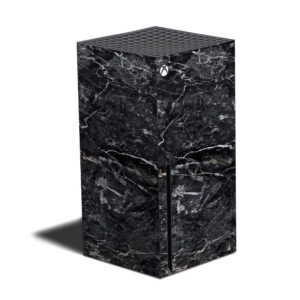 mightyskins skin compatible with xbox series x - onyx marble | protective, durable, and unique vinyl decal wrap cover | easy to apply and change styles | made in the usa (mixbserx-onyx marble)