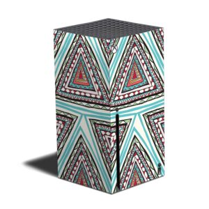 mightyskins skin compatible with xbox series x - aztec pyramids | protective, durable, and unique vinyl decal wrap cover | easy to apply and change styles | made in the usa