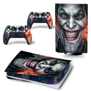 gotor vinyl sticker pattern decals skin for ps5 playstation 5 console and 2 controllers skins (playstation 5, type-r)