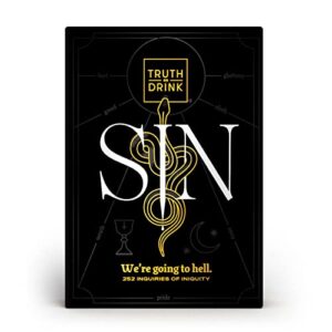 truth or drink: sin edition by cut – reveal your guilty pleasures with 250+ devilish questions inspired by the seven deadly sins (stand-alone or expansion pack)