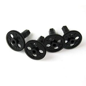 (hizli) spare parts for (gears black) for holy stone hs120d fpv drone