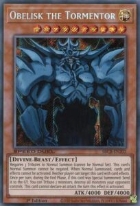 obelisk the tormentor - sbcb-en202 - secret rare - 1st edition