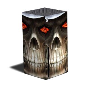 mighty skins skin compatible with xbox series x - evil reaper | protective, durable, and unique vinyl decal wrap cover | easy to apply and change styles | made in the usa (mixbserx-evil reaper)