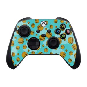 mightyskins skin compatible with xbox series x and s controller - burger heaven | protective, durable, and unique vinyl decal wrap cover | easy to apply and change styles | made in the usa