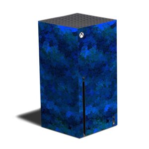 mighty skins skin compatible with xbox series x - blue ice | protective, durable, and unique vinyl decal wrap cover | easy to apply, remove, and change styles | made in the usa (mixbserx-blue ice)