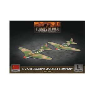 flames of war late war: soviet il-2 shturmovik assault company (sbx77)