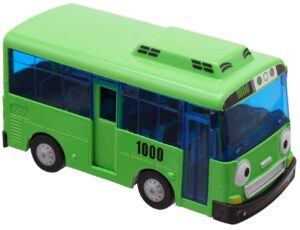 the little bus tayo and freinds - rogi metal die cast bus cars toy pull-back motor vehicle ride car toys for kids (rogi)