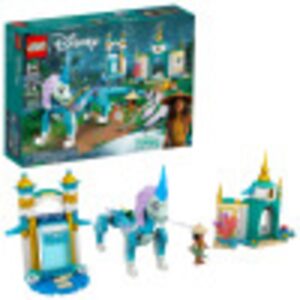 lego disney raya and sisu dragon 43184; a unique toy and building kit; best for kids who like stories with dragons and adventuring with strong disney characters, new 2021 (216 pieces)