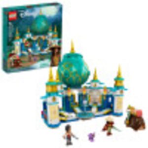 lego disney raya and the heart palace 43181 imaginative toy building kit; makes a unique disney gift for kids who love palaces and adventures with disney characters, new 2021 (610 pieces)