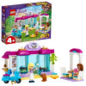 lego friends heartlake city bakery 41440 building kit; kids café toy playset friends stephanie and olivia; collectible toy, new 2021 (99 pieces)