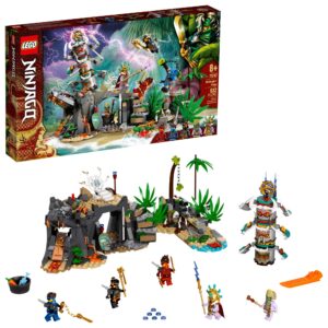 lego ninjago the keepers' village 71747 building kit; ninja playset featuring ninjago cole, jay and kai; cool toys for kids aged 8 and up who love ninjas and creative play, new 2021 (632 pieces)