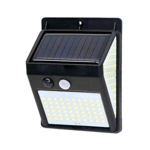 3sided 140led pir motion sensor sunlight control solar energy street lamp yard path home garden solar power induction wall light