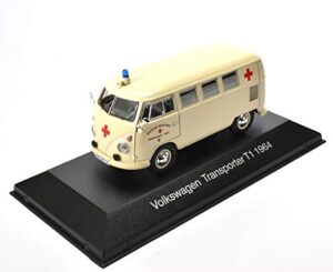 opo 10 - ambulance vehicle 1/43 compatible with vw volkswagen transporter ti 1964 (amb12)