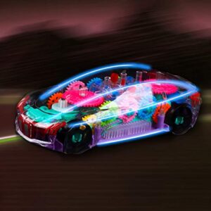 new concept transparent mechanical gear toy musical car,early educational learning race cars,baby car toy with automatic steering,universal driving color lights flashing electric toddler car