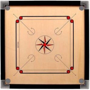 carrom board full size with powder coins striker game set for kids and adult 32 inches by 32 inches smooth surface game