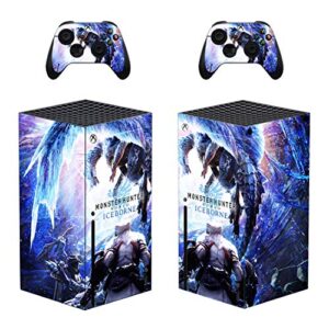 felipe seiji kuba xbox series x console and 2 controllers skin set - ice born – xbox series x vinyl