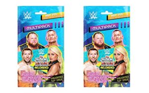 topps india wwe slam attax reloaded edition 2020, multi pack of 20 cards per pack, pack of 2