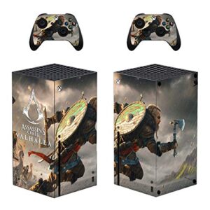 felipe seiji kuba protective vinyl skin decal cover for xbox series x console wrap sticker skins with two free wireless controller decals dark killer