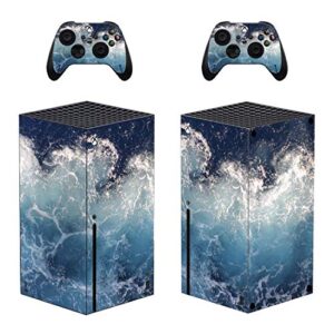 felipe seiji kuba vinyl skin sticker cover decal for microsoft xbox series x console and remote controllers multi color hd printing