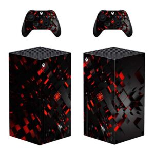 felipe seiji kuba vinyl skin sticker cover decal for microsoft xbox series x console and remote controllers multi color hd printing