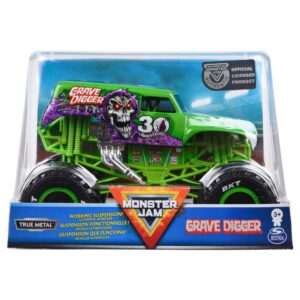 monster jam 2020 true metal 1:24 scale special 30th anniversary grave digger