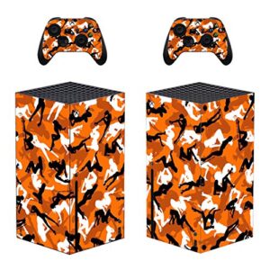 felipe seiji kuba vinyl skin sticker cover decal for microsoft xbox series x console and remote controllers multi color hd printing